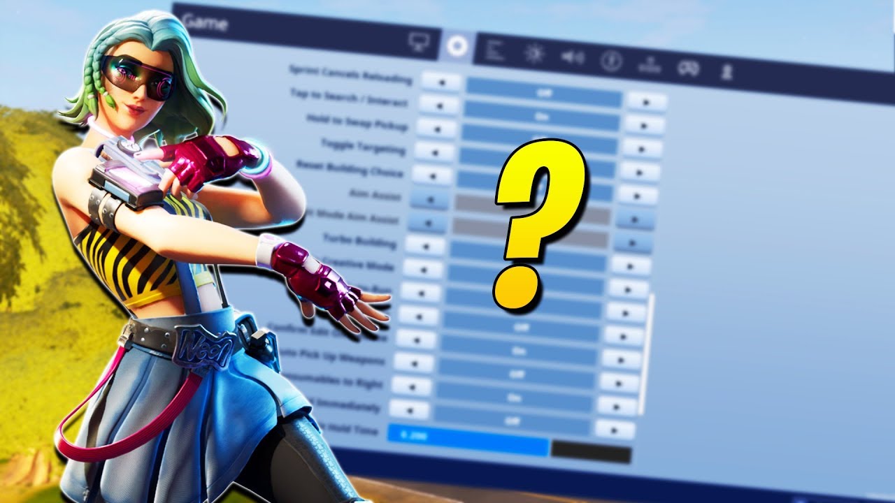 Best Fortnite SETTINGS for CHAPTER 2 👾 (UPDATED Pro Player Settings ...