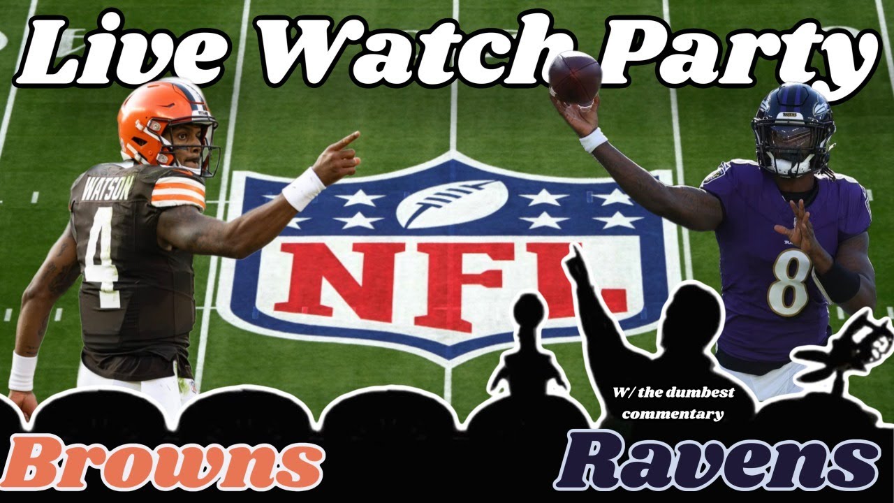 Browns @ Ravens Live Stream Watch Party | Sunday Noon Central - YouTube