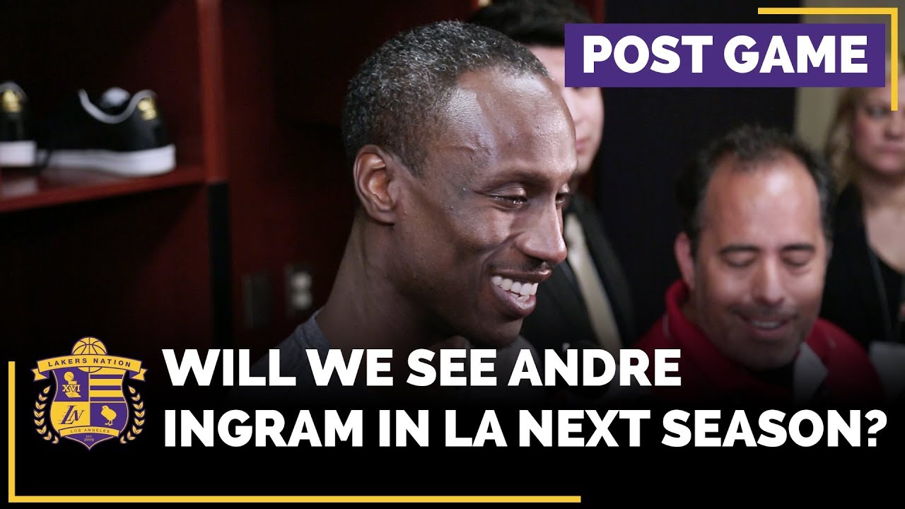 Lakers Rookie Andre Ingram After Exhilarating End Of Lakers Season ...