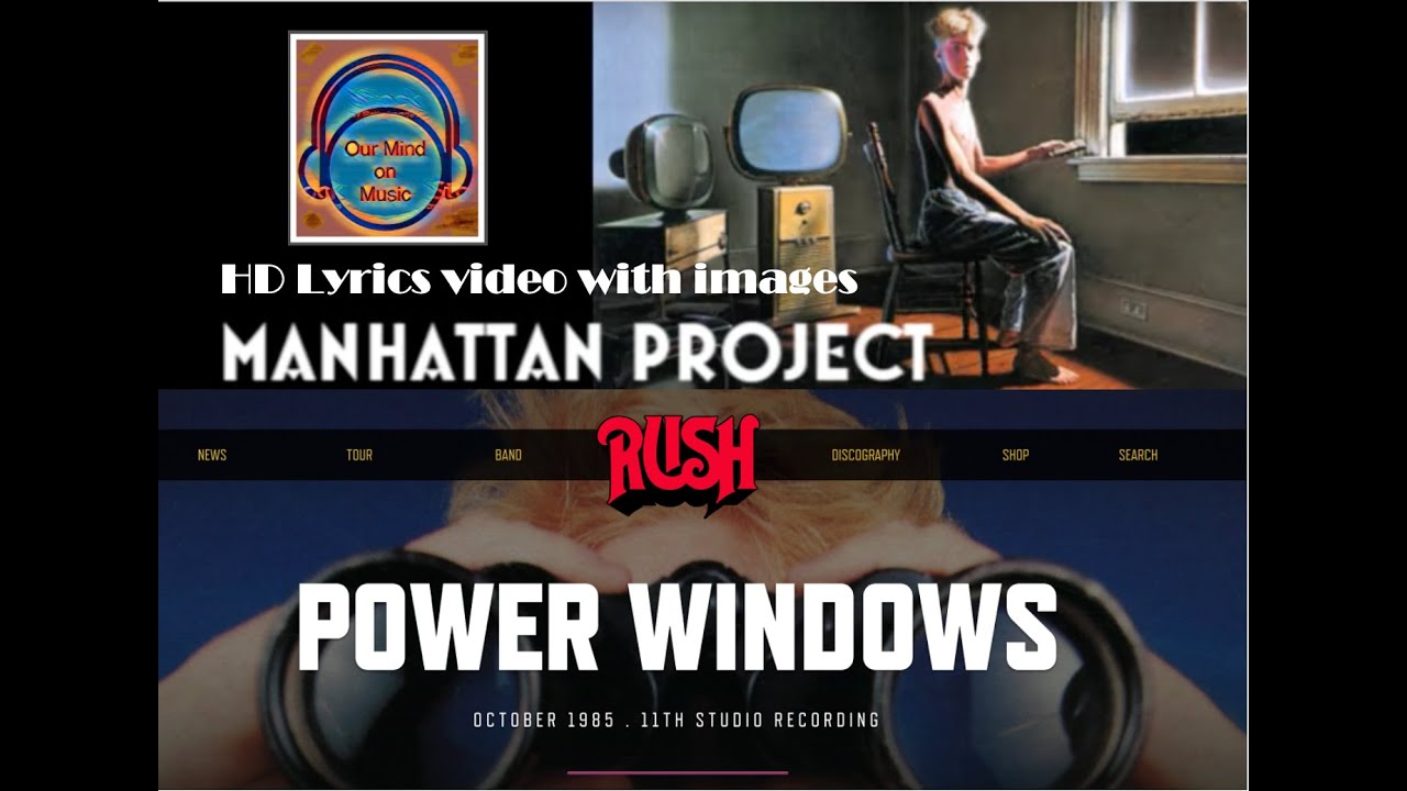 Rush Manhattan Project LYRICS w images OMoM HD 1080p - YouTube