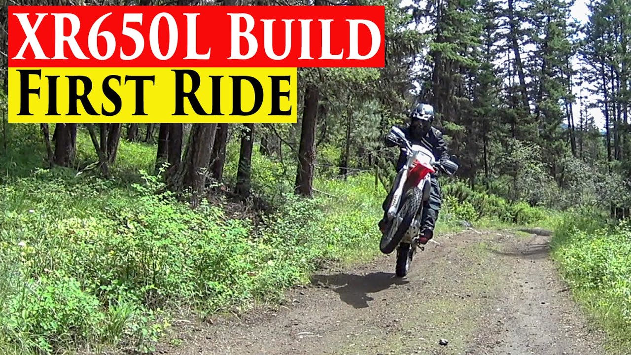Honda XR650L Vlog Ep 60 | New Build First Ride & Riding Tips - YouTube