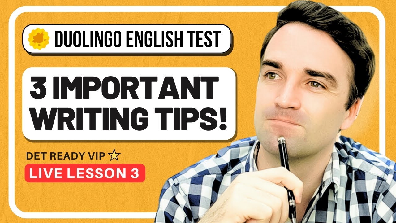 Duolingo English Test: Three Essential Writing Tips - YouTube