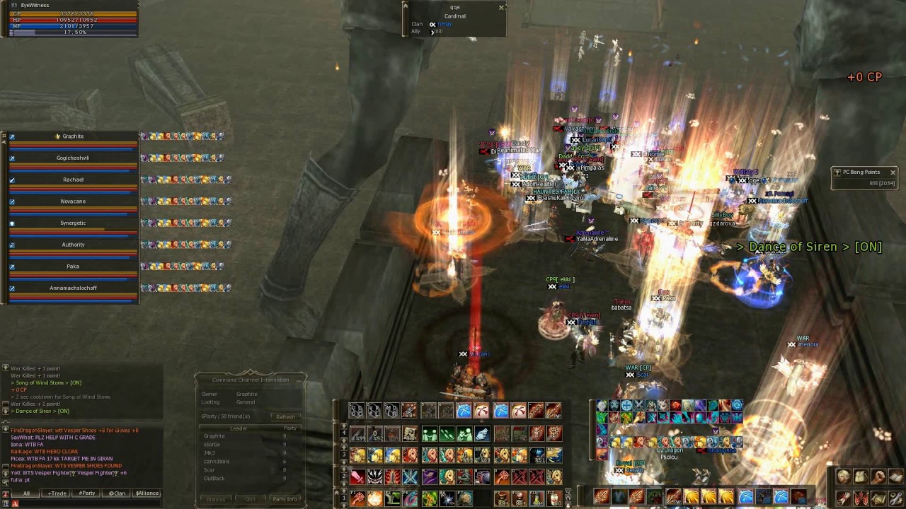 L2-Dragon x55 H5 Baium Mass PvP 21/02 Synergy Clan - YouTube