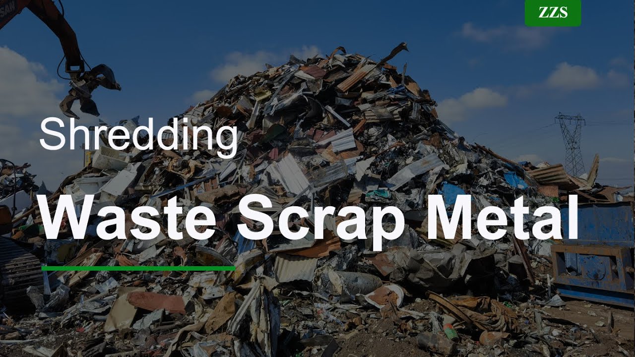 1600HP Scrap Metal Hammer Mill Shredder In South Africa Site - YouTube