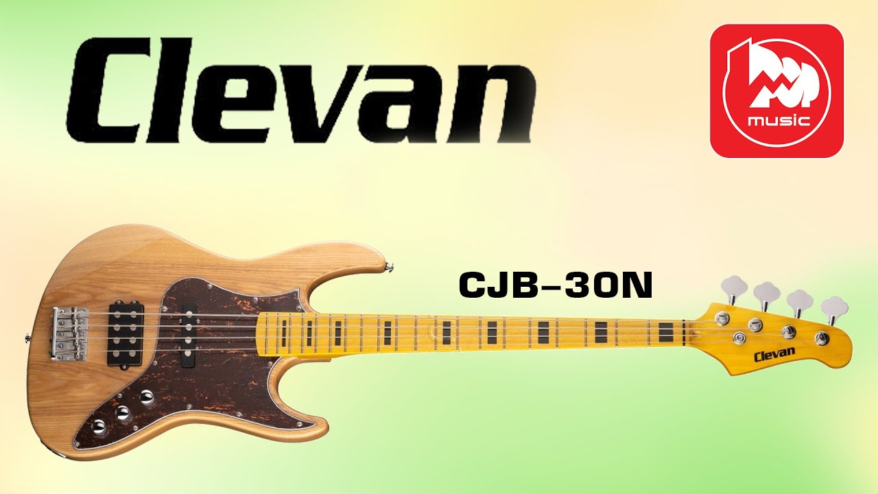 Бас-гитара Clevan CJB-30N. Джаз бас с хамбакером?! - YouTube
