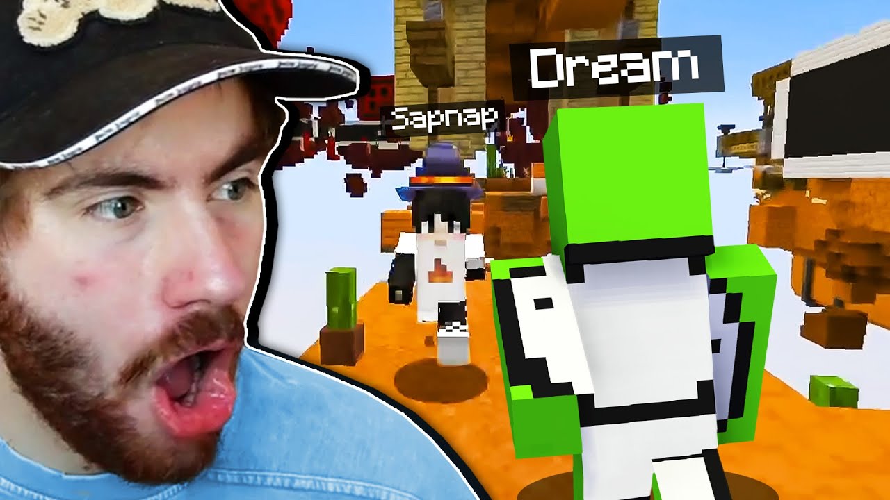 Sapnap Plays Minecraft Parkour Speedrun Challenge with Dream - YouTube