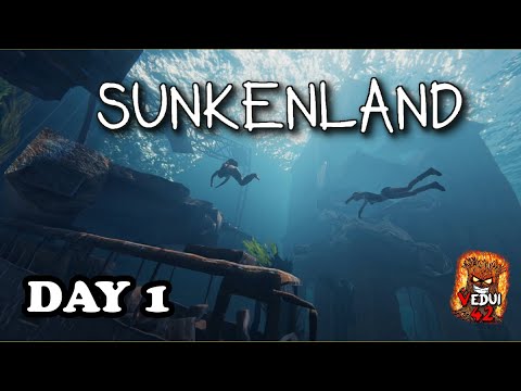🏝️ Sunkenland 🏝️ NEW Survival Game - Waterworld inspired - Day 1 - YouTube