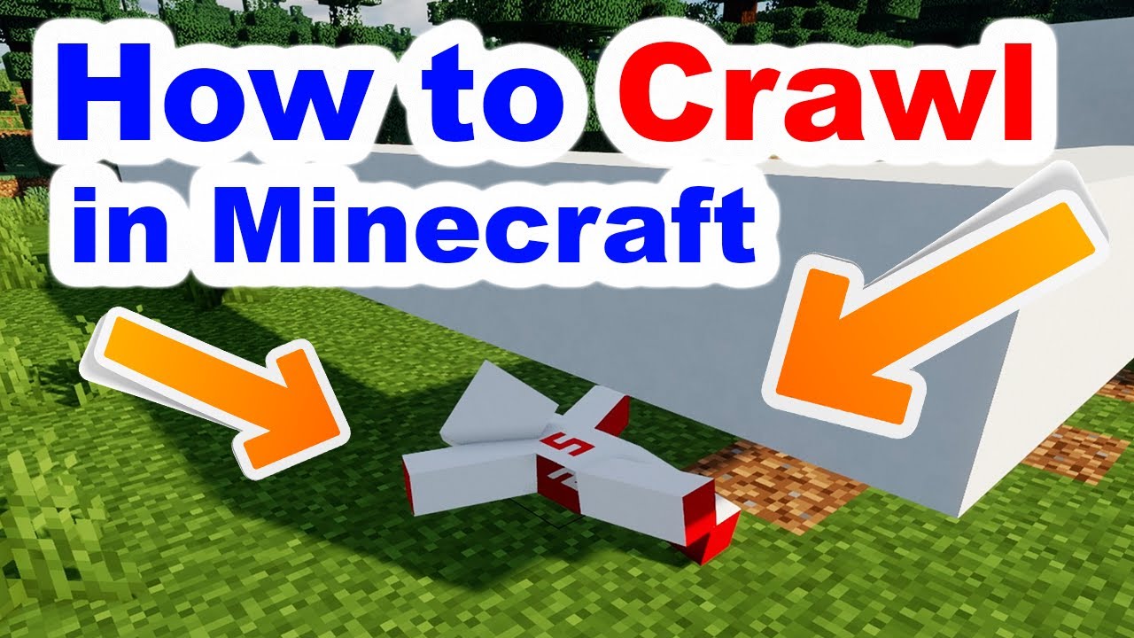How to Crawl in Minecraft Easy 2021 [Simple Tutorial] - YouTube
