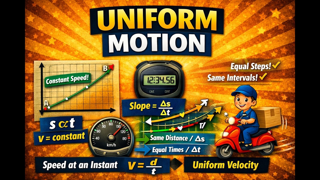 Kinematics: 1.6 Uniform Motion - YouTube
