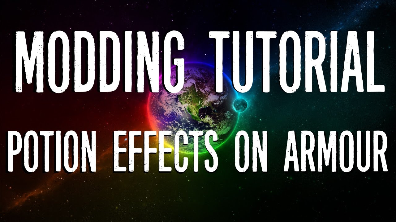 Minecraft Modding Tutorial | Potion Effects on Armour (1.8.9) - YouTube