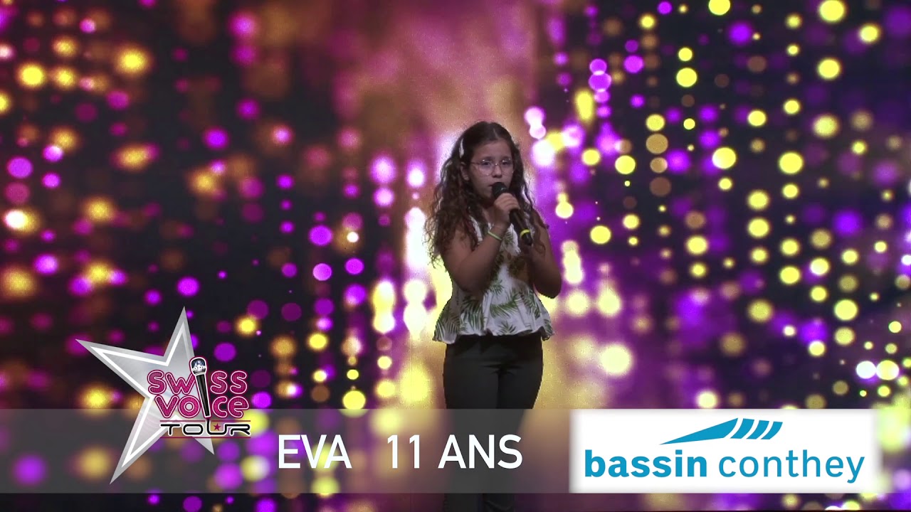 Eva 11ans - Swiss Voice Tour 2019 - Bassin Conthey , Conthey - YouTube