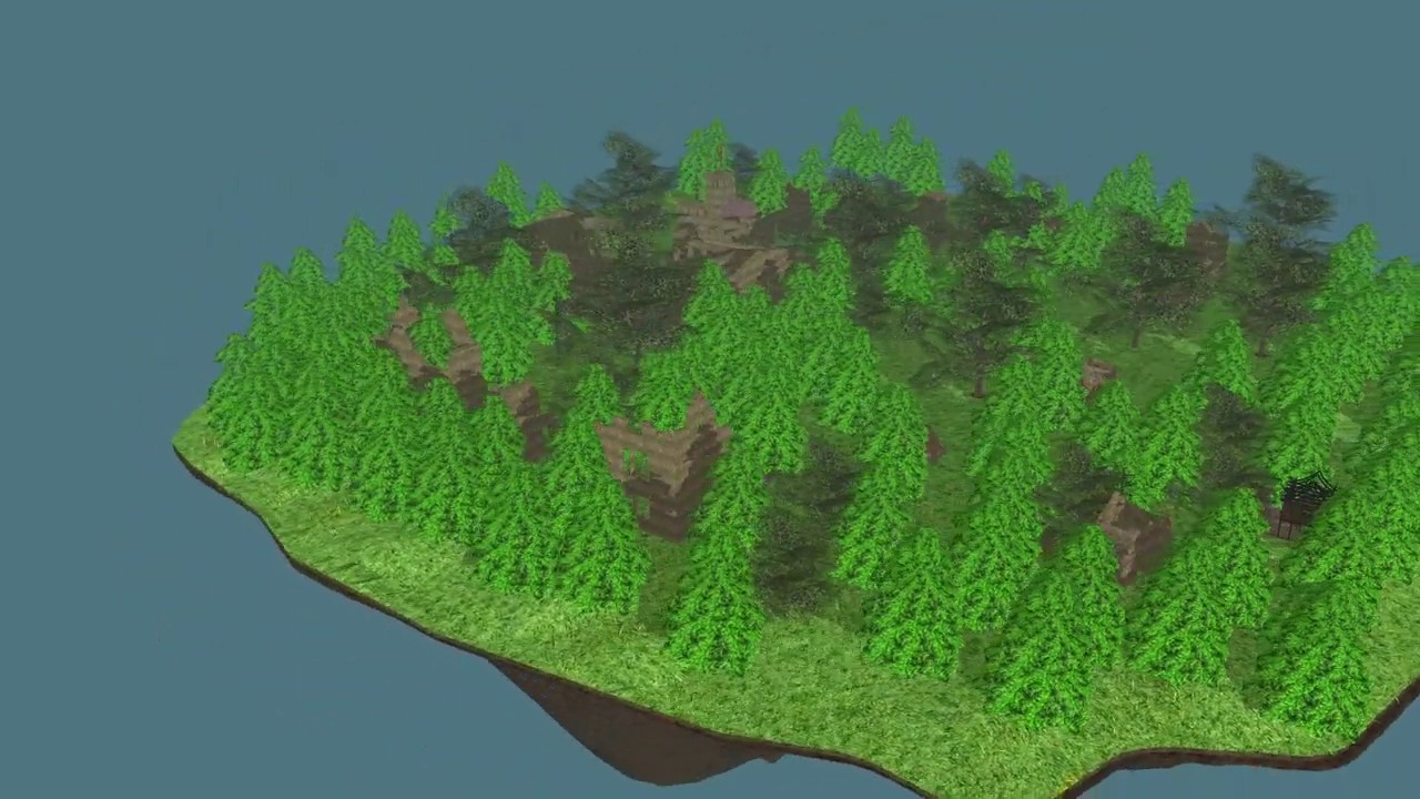 SketchUp Floating Island - YouTube