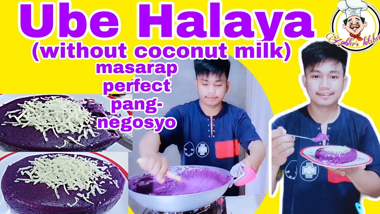 Ube halaya recipe ll Halayang ube/purple yam jam llganito ang paggawa ...