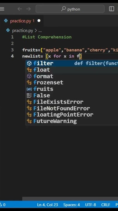 List Comprehensions Python Pythonprogramming Coding Programming Code Pythoncoding Youtube