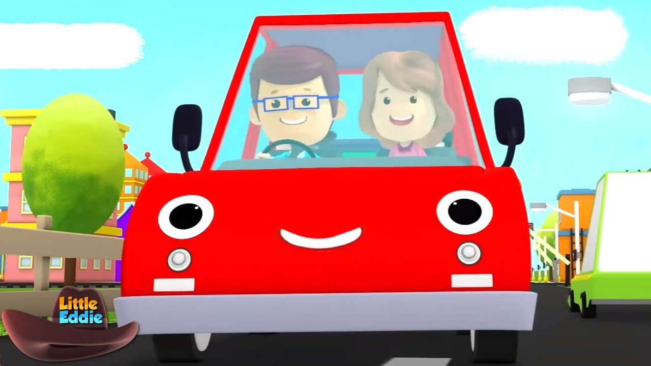 Wheels On The Car, Vehicle Song and Nursery Rhyme for Babies - YouTube