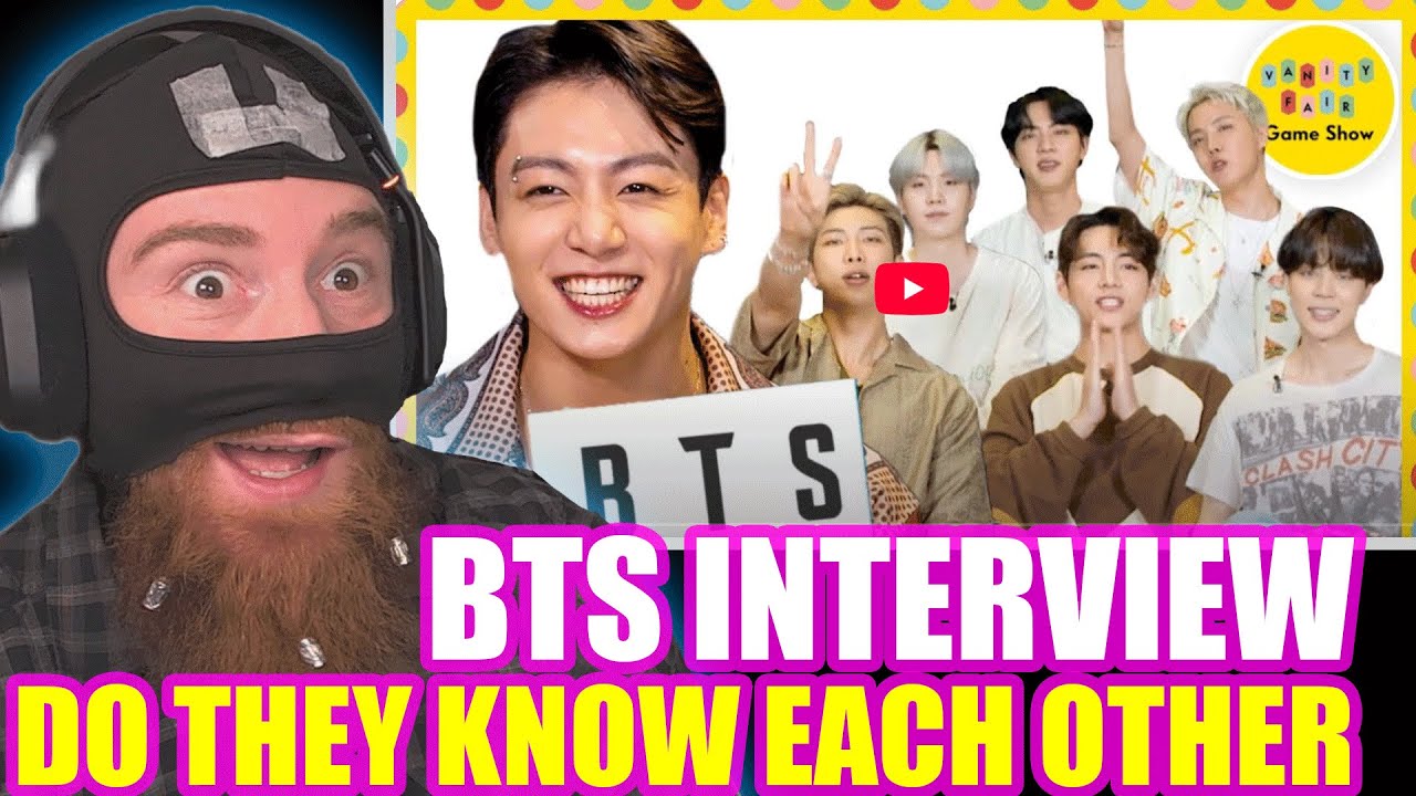 HOW WELL DOES BTS KNOW EACH OTHER? | BTS GAME SHOW | VANITY FAIR | UDYZYZ REACTION - YouTube