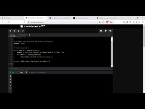Ciclo repetitivo en Python - YouTube