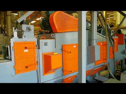 Spring Shot Blasting machine - YouTube