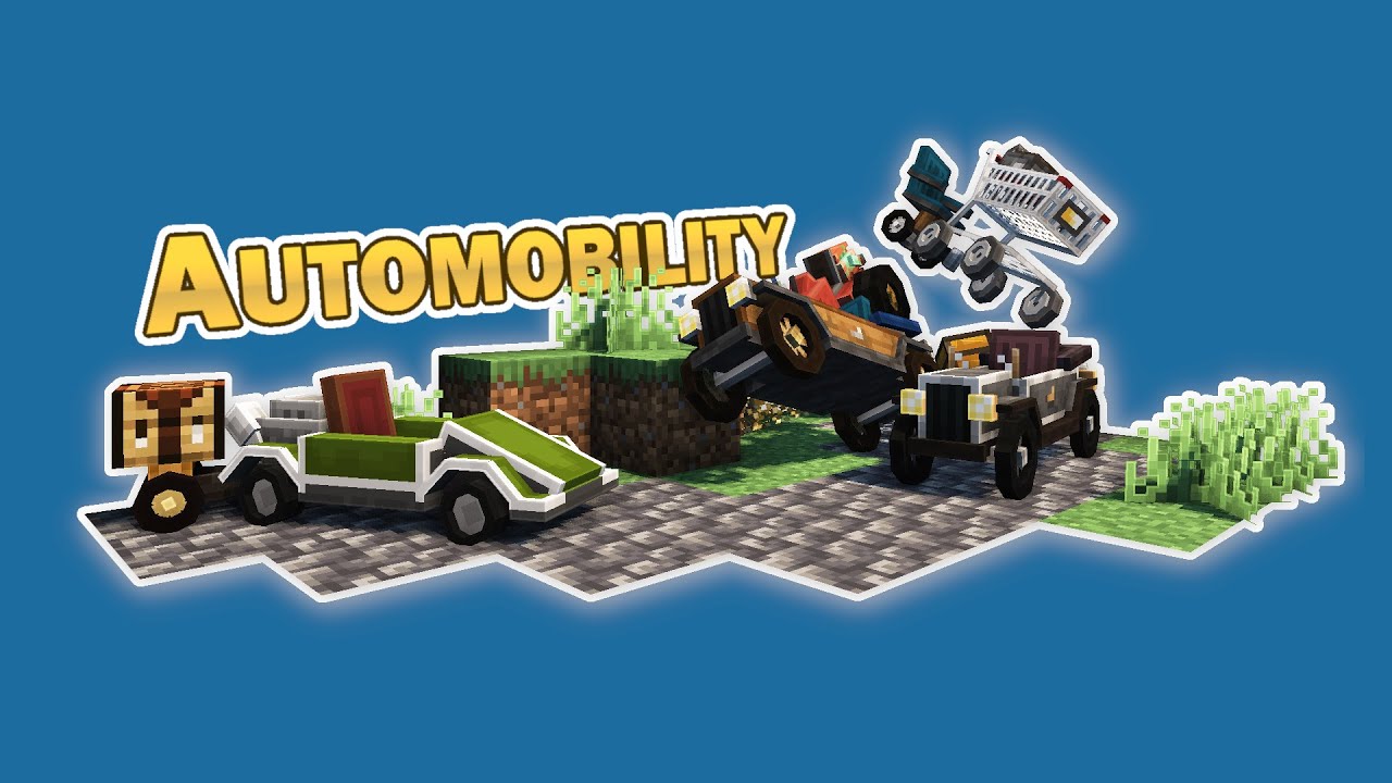A Short Drive (Automobility | Minecraft 1.20.1) - YouTube