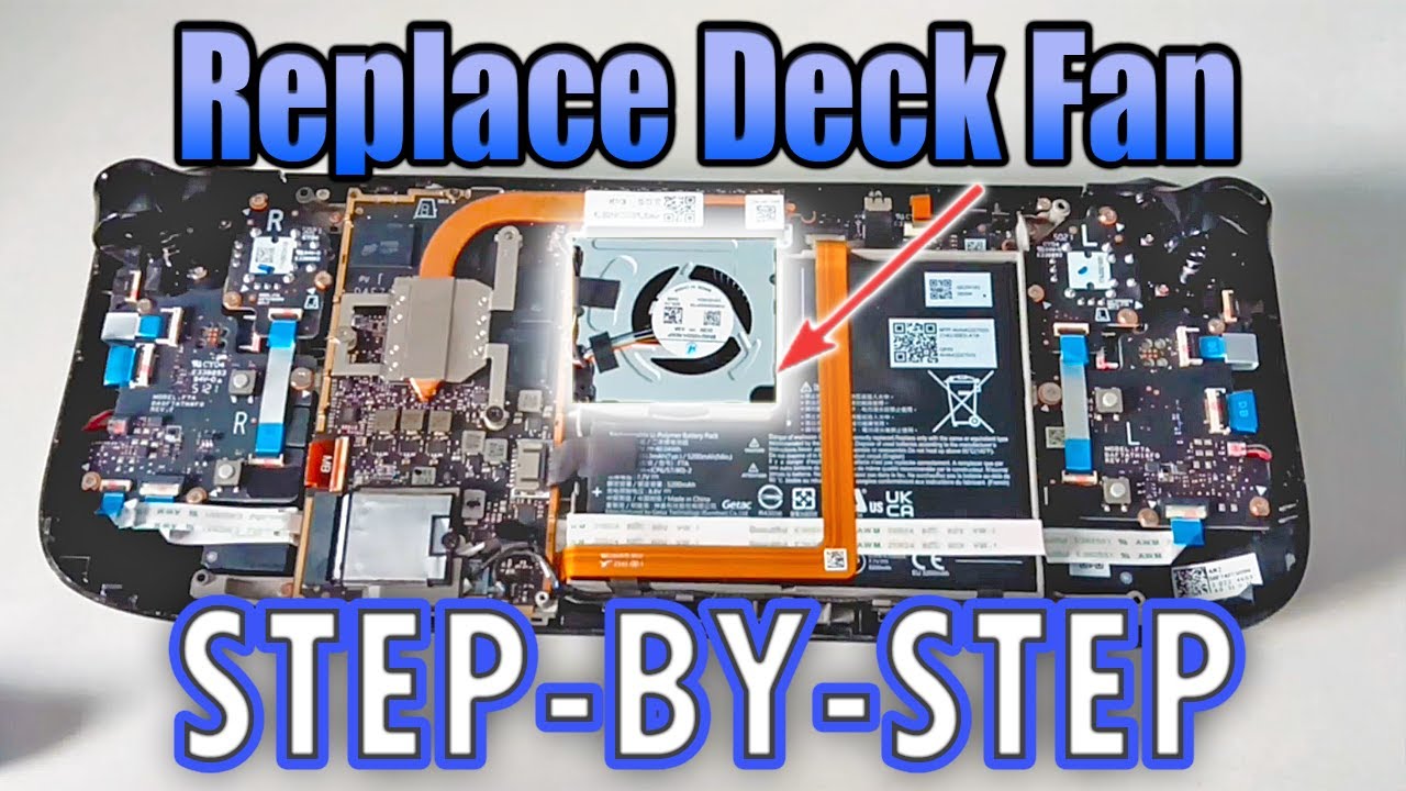 Easy Instructions to Replace Steam Deck Fan - YouTube