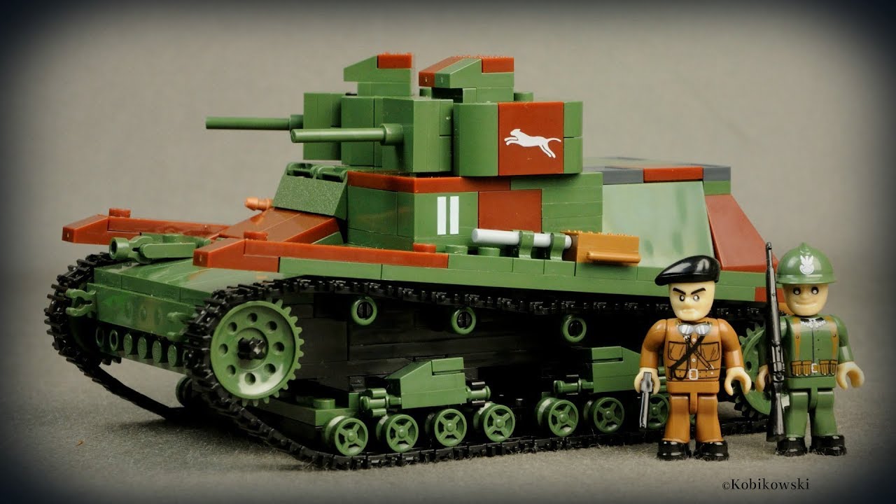 COBI Czołg polski 7TP DW (2512) - recenzja - YouTube