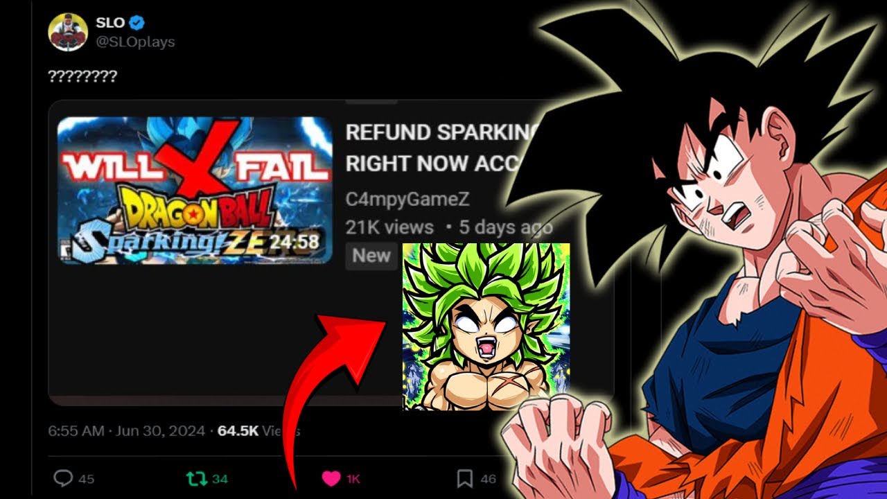 SLOplays EXPOSED ME ABOUT SPARKING ZERO - YouTube