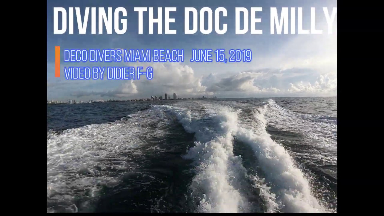 Diving the Doc de Milly wreck - YouTube
