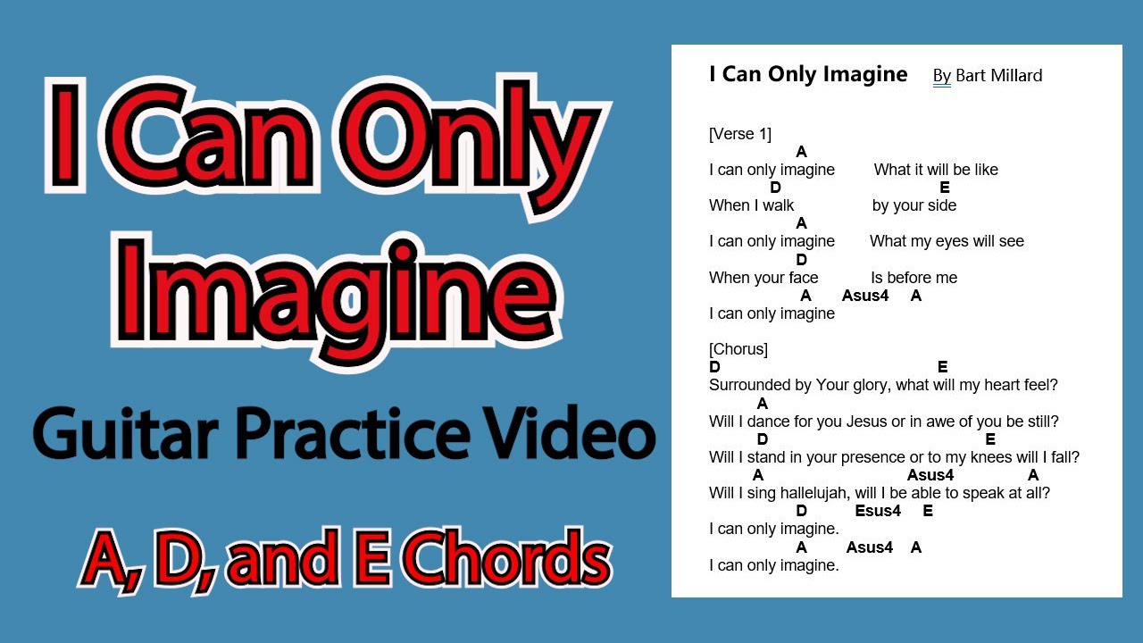 Guitar Chords For I Can Only Imagine