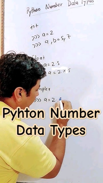 Pyhton Number Data Types | Complex, int, float #pythonforbeginners - YouTube