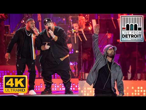 Eminem feat. Jelly Roll - Sing For The Moment (4K/UltraHD | Performance @ Detroit, 06.06.2024)