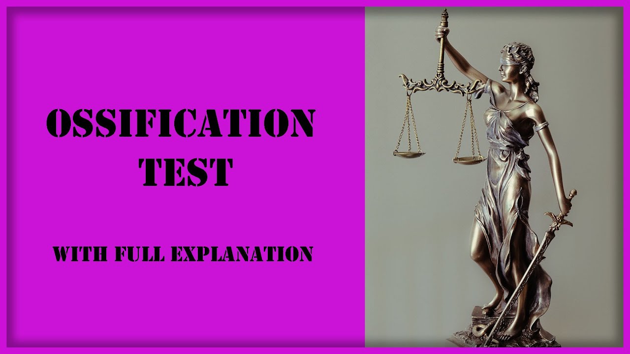 Ossification Test- What Is Ossification Test? Explanation. - YouTube