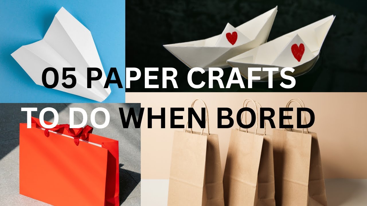 The ABSOLUTE BEST Paper Crafts to Do When You're Feeling Bored! - YouTube