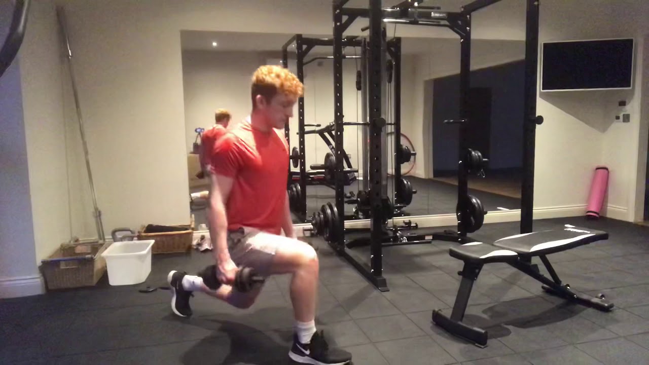 How to: standing lunge - YouTube