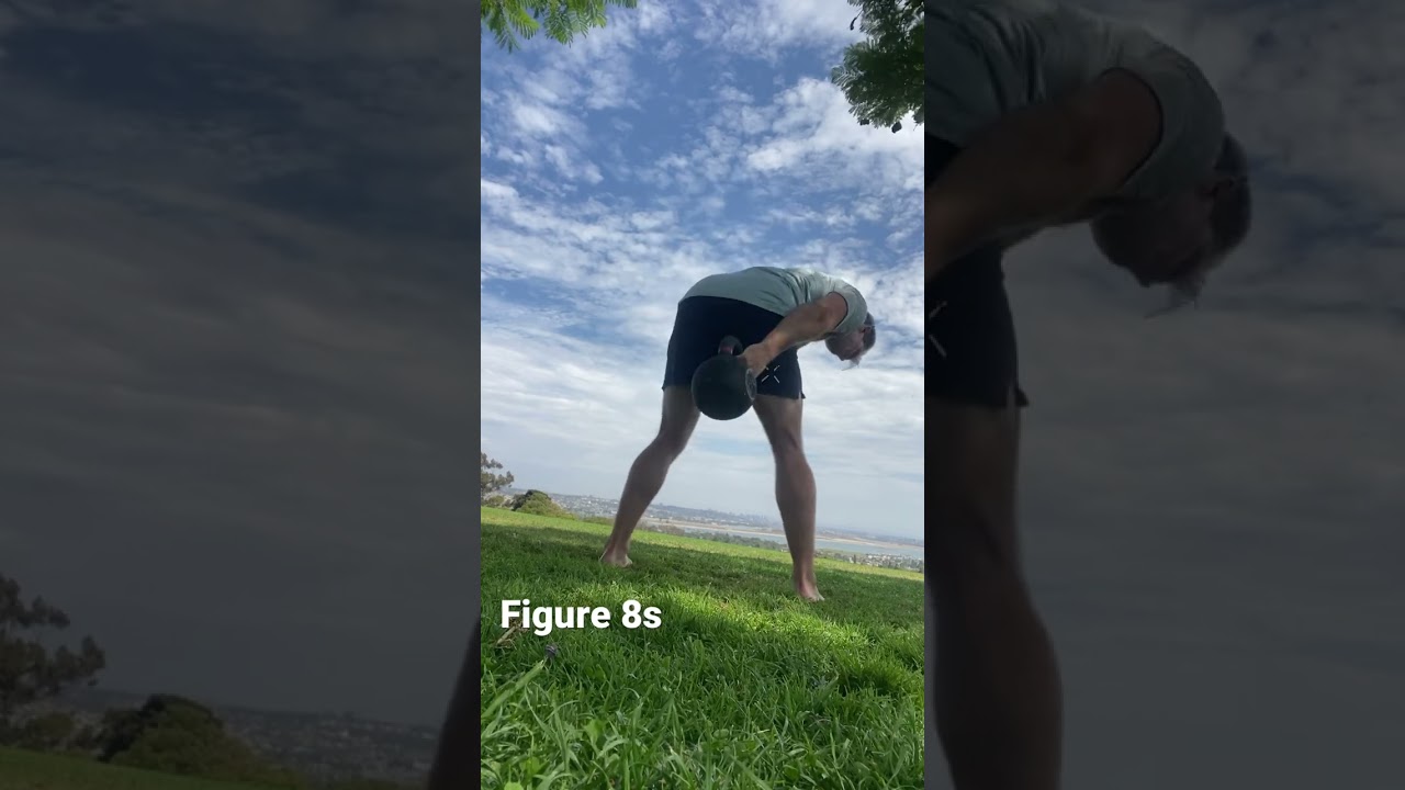 Kettlebell Flows - Figure 8s and American Overhead Swings - YouTube