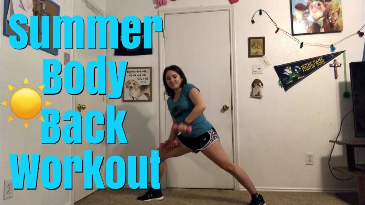 Summer Body Back Workout - YouTube