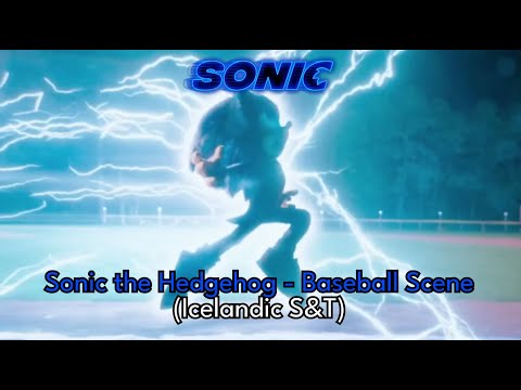 Sonic The Hedgehog - Baseball Scene (Icelandic S&T) - YouTube