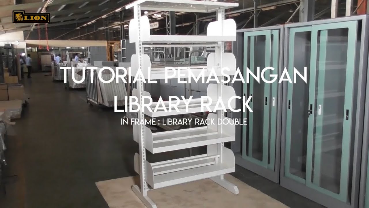 Tutorial Pemasangan Rack Library Double LION (Rack Perpustakaan) - YouTube