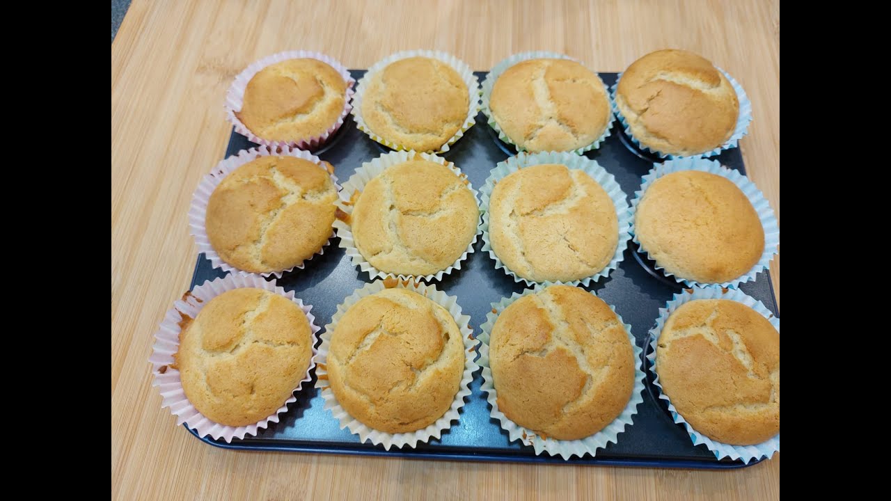 How to make Moist Vanilla cup cakes easy recipe - YouTube