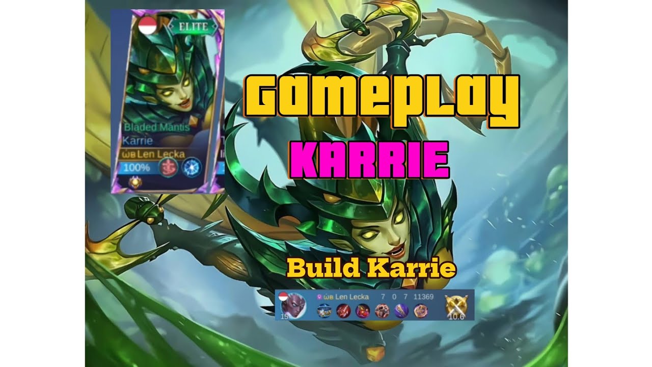 GAMEPLAY KARRIE META EMBLEM FIGHTER ️EMBLEM SPELL ️ENAK BGTT‼️ - YouTube