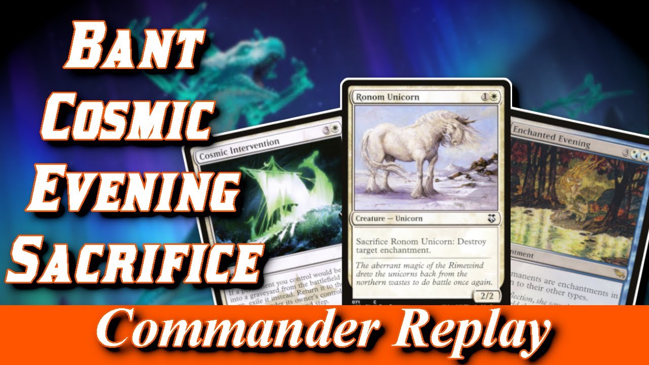 Bant Cosmic Evening Sacrifice vs Jegantha, Tatyova, Aron | MTG EDH ...