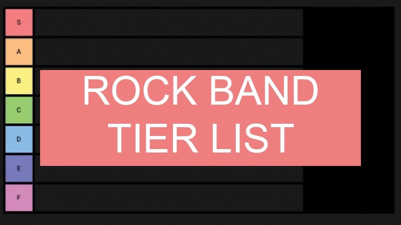 Music Week Day 6: Rock Band Tier List - YouTube
