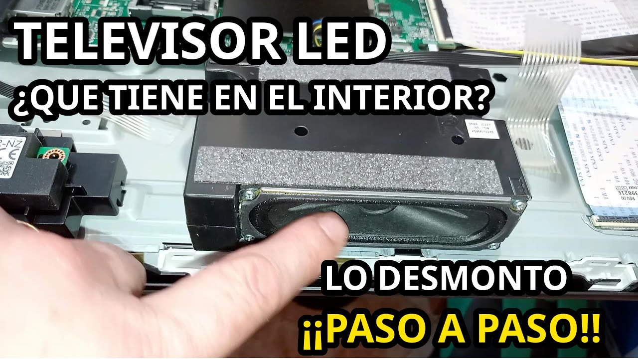 Televisor LED. Vemos que Esconde en su Interior. Desmontaje Paso a Paso ...