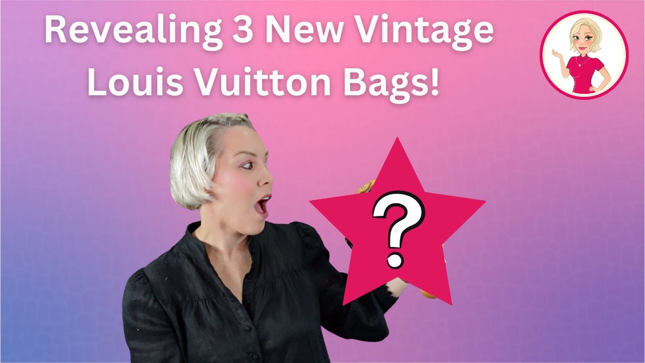 Revealing 3 New Vintage Louis Vuitton Bags! - YouTube