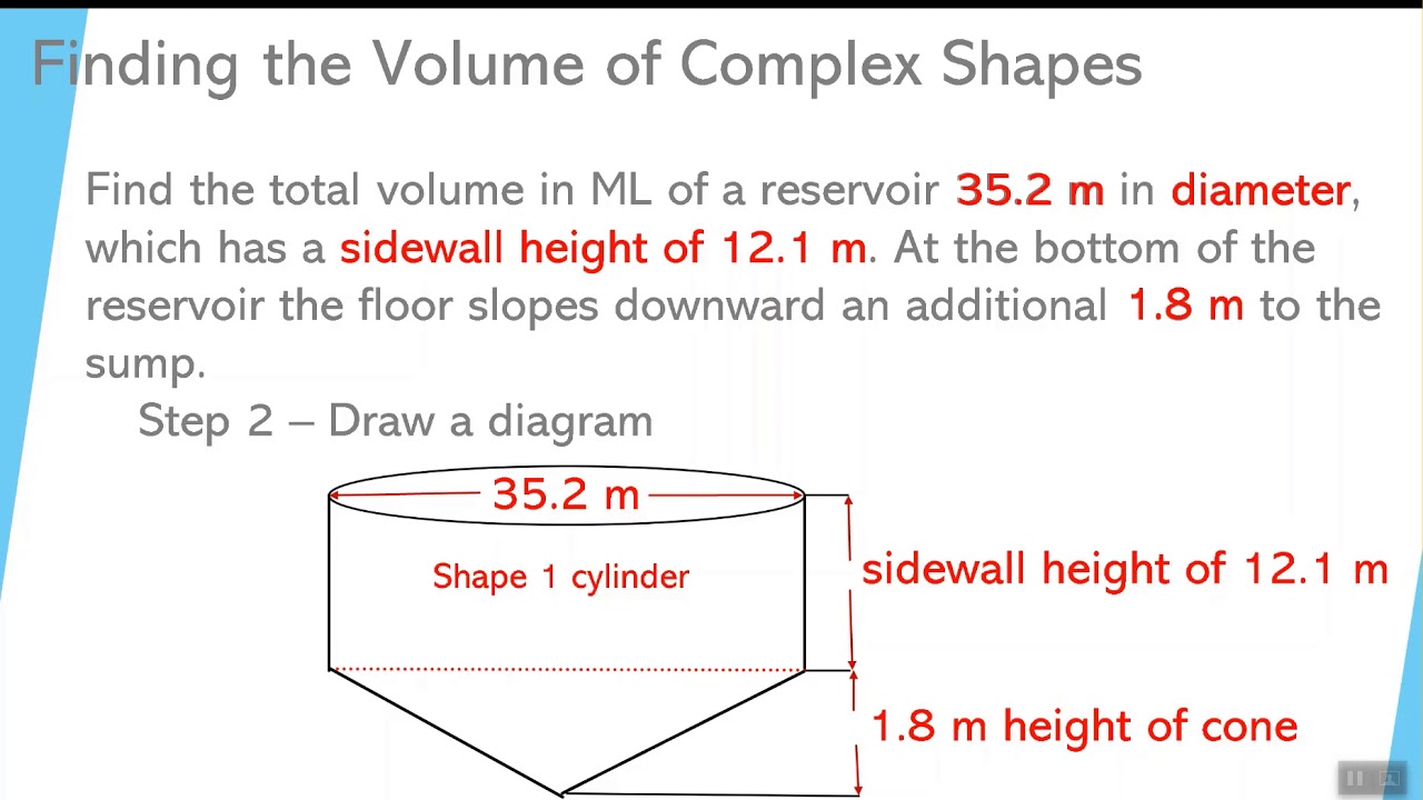 Video 13 Finding volume of complex shapes - YouTube