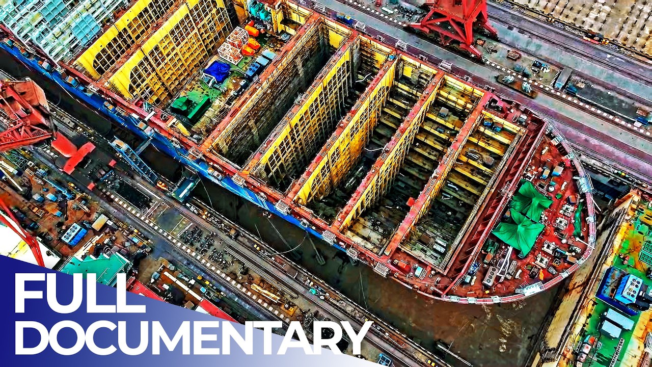 Construction of the Largest Container Ship Ever Built | Mega Projects | FD Engineering - YouTube
