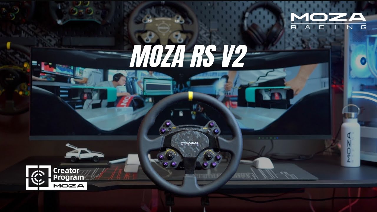 Experience the MOZA RS V2 Steering Wheel - YouTube