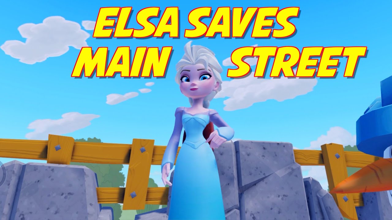 Jedi Elsa Rescues Main Street | Frozen Elsa ft Olaf | ELSA VIDEO ...