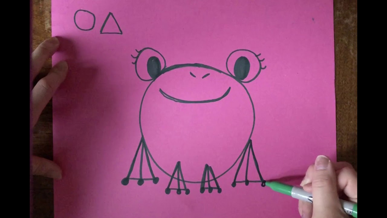 The Frog Prince Directed Drawing - YouTube