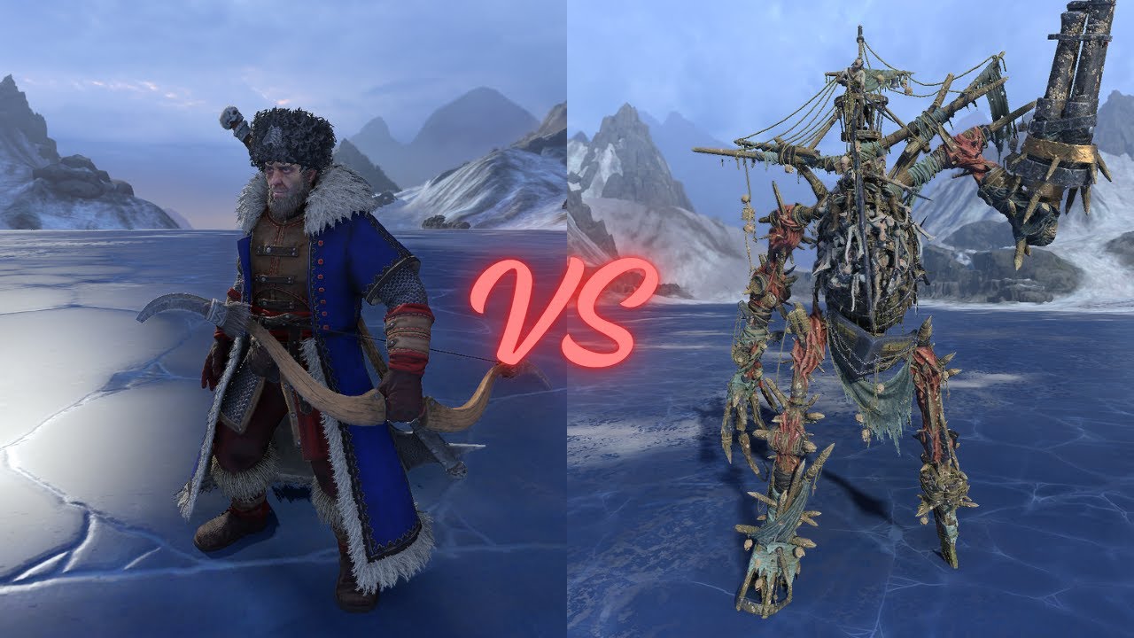 TOTALWAR WARHAMMER 3: DRUZHINA VS NECROFEX COLOSSUS - YouTube
