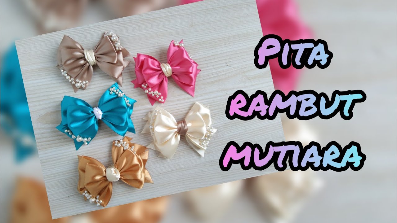🎀 DIY Pita Rambut Mutiara 🎀 - YouTube